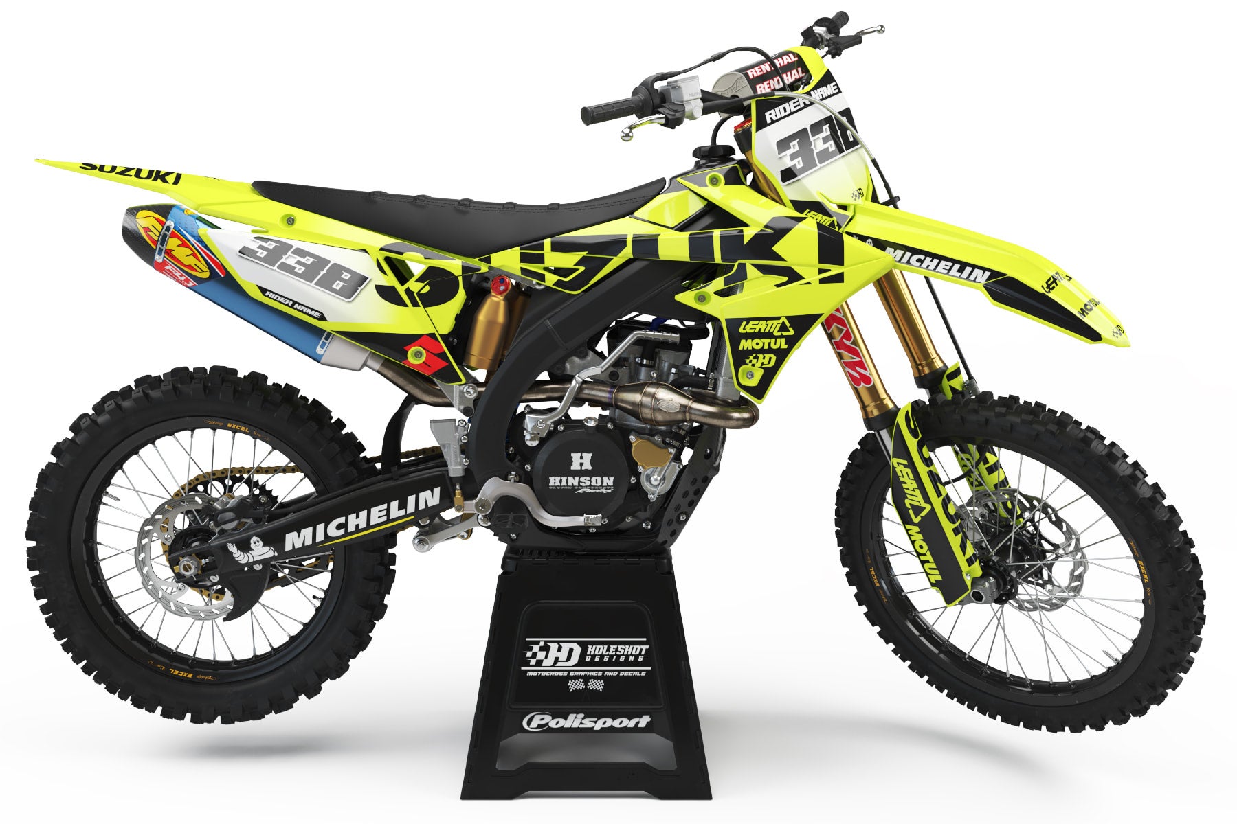 Suzuki RACE Graphics Kit | Holeshot Designs