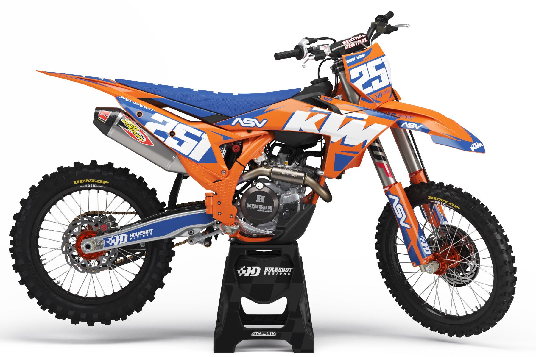 KTM ADVANCE Graphics Kit | Holeshot Designs