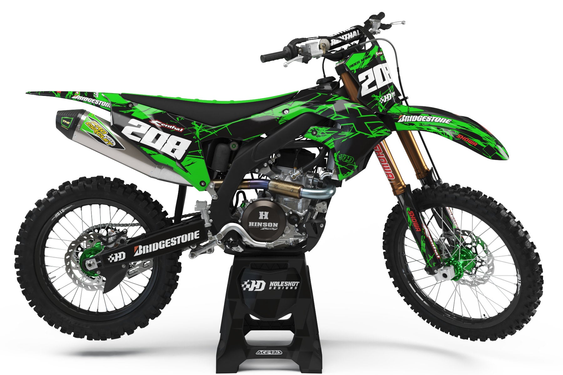 Kawasaki PURSUIT Graphics Kit | Holeshot Designs