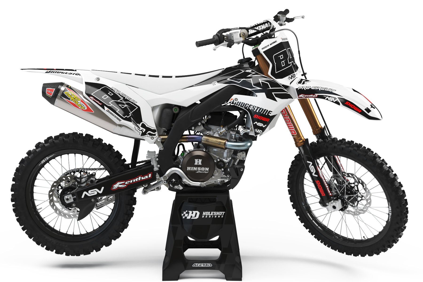 Kawasaki TRACK Graphics Kit | Holeshot Designs